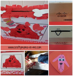 Clifford the Big Red Dog Themed Valentine Box - Crafty Mama in ME!