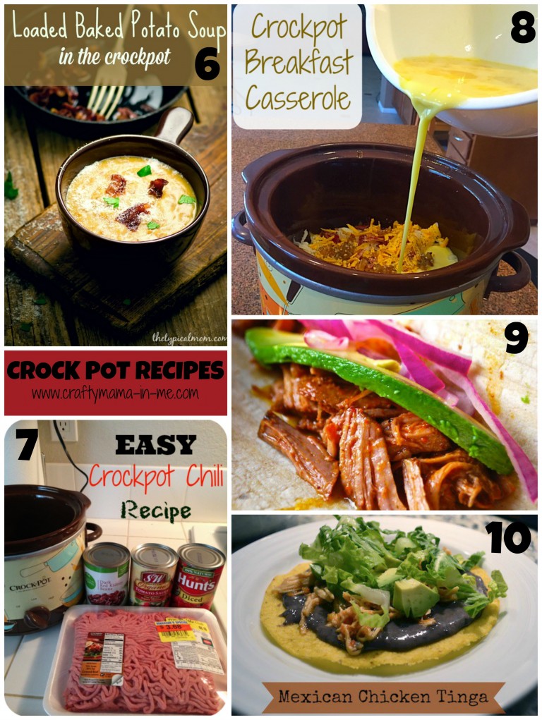 Roundup of 27 Crock Pot and Freezer Meal Recipes - Crafty Mama in ME!