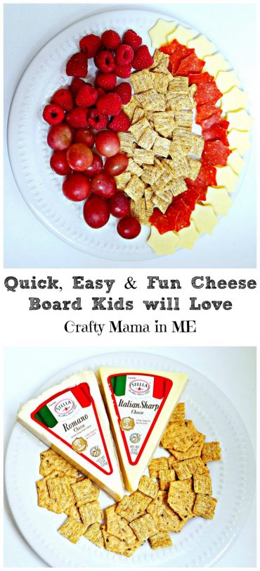 Quick, Easy & Fun Cheese Platter Kids will Love - Crafty Mama in ME!